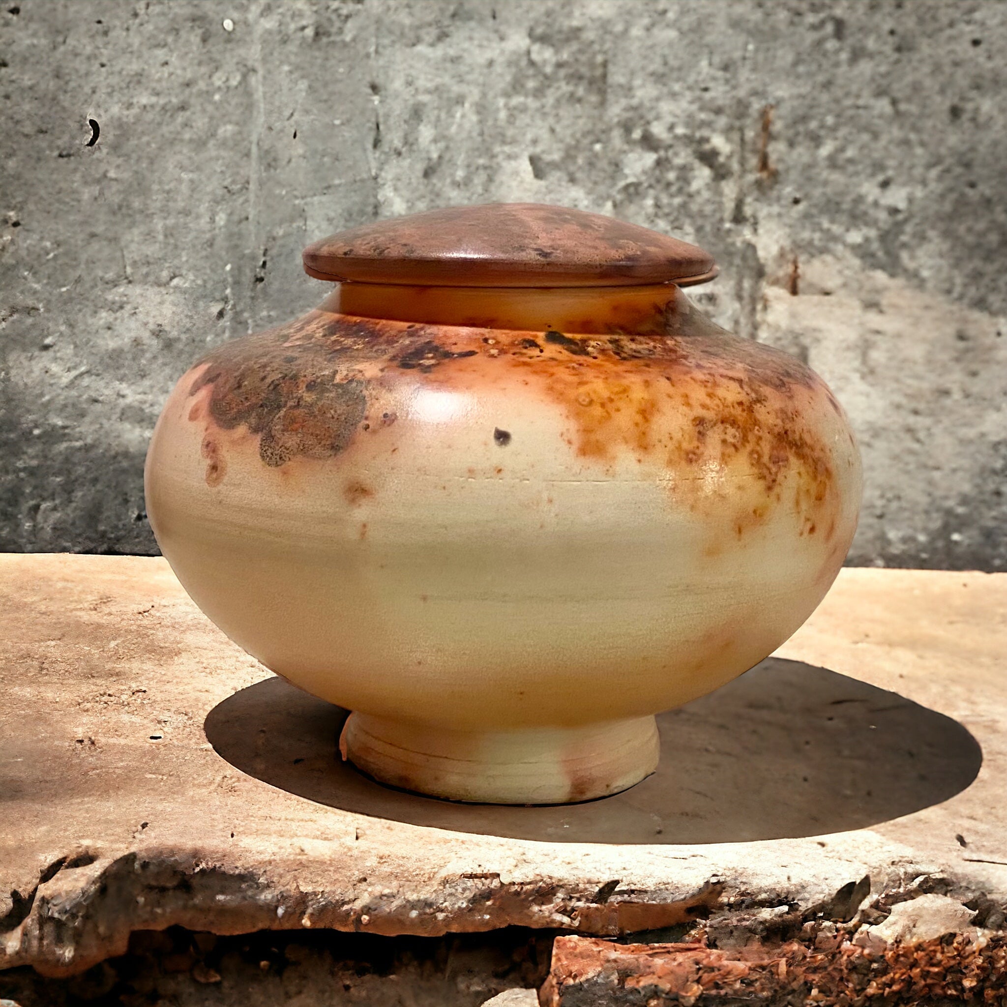 Vibrant Nature jar - Brenda McMahon Gallery