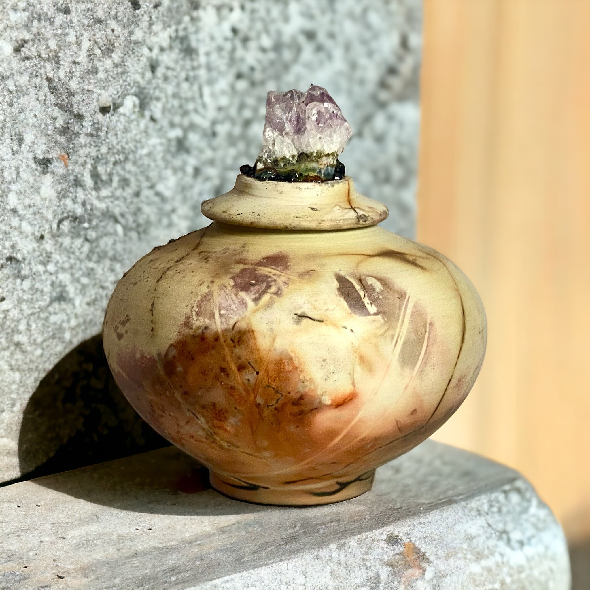 Amethyst Crystal Vessel - Brenda McMahon Gallery